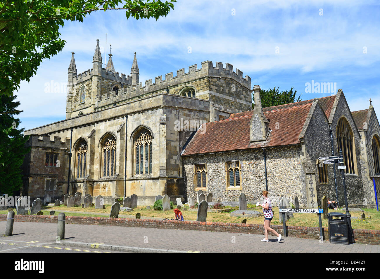 St Michael's Church, Church Square, Basingstoke, Hampshire, England ...