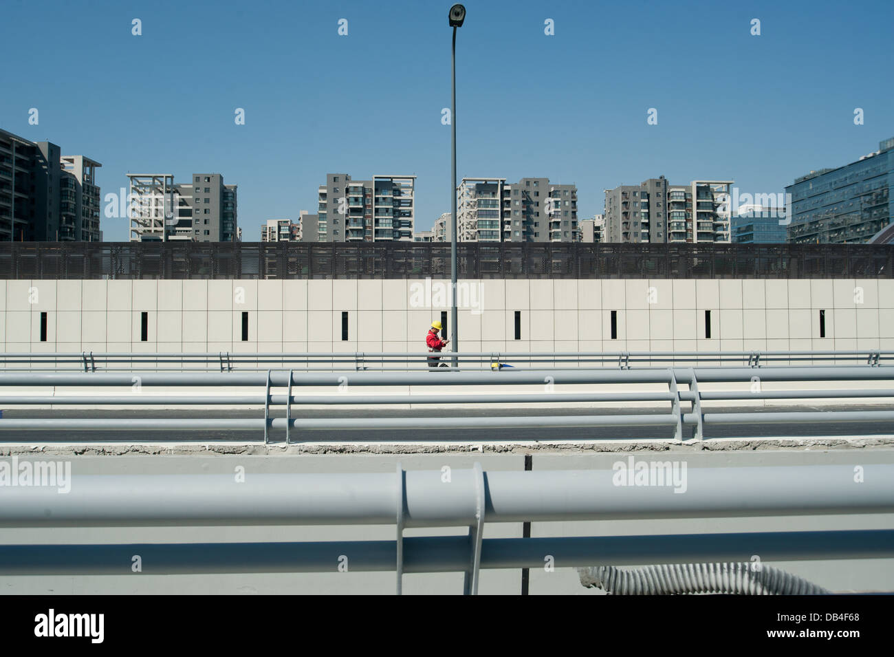 Highway, street lamp Stock Photo - Alamy