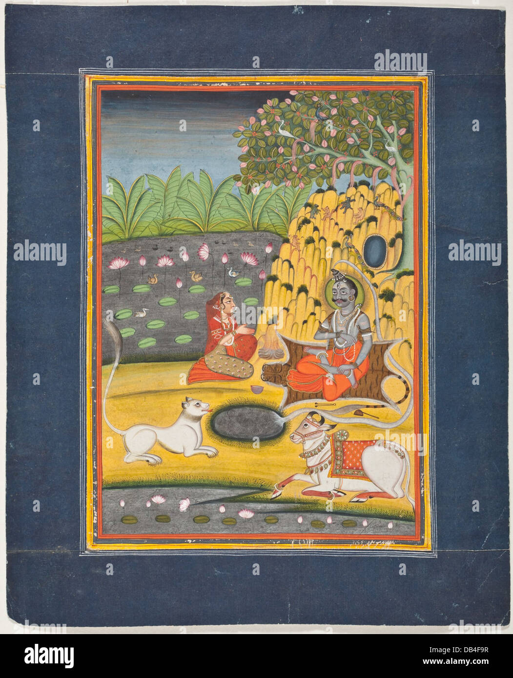 This sculpture of Parvati worshipping Shiva, displayed at LACMA ...