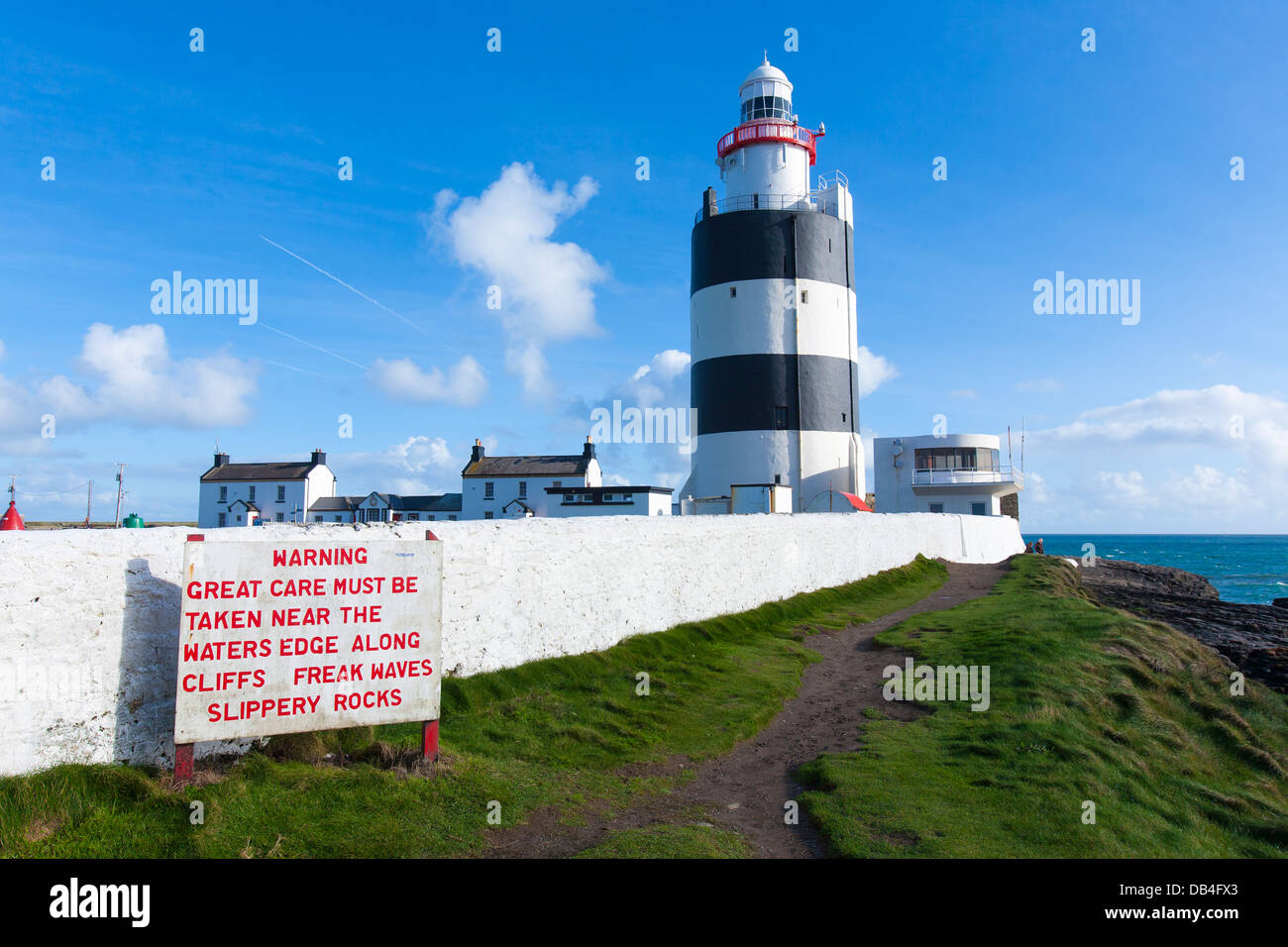 Hook lighthouse located at Hook head is one of the oldest lighthouses ...