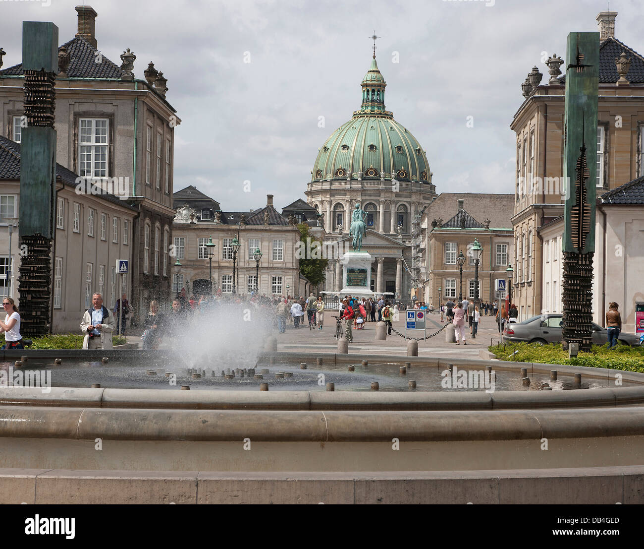 The Marble Church - Frederiks Church Copenhagen, Denmark Stock Photo ...