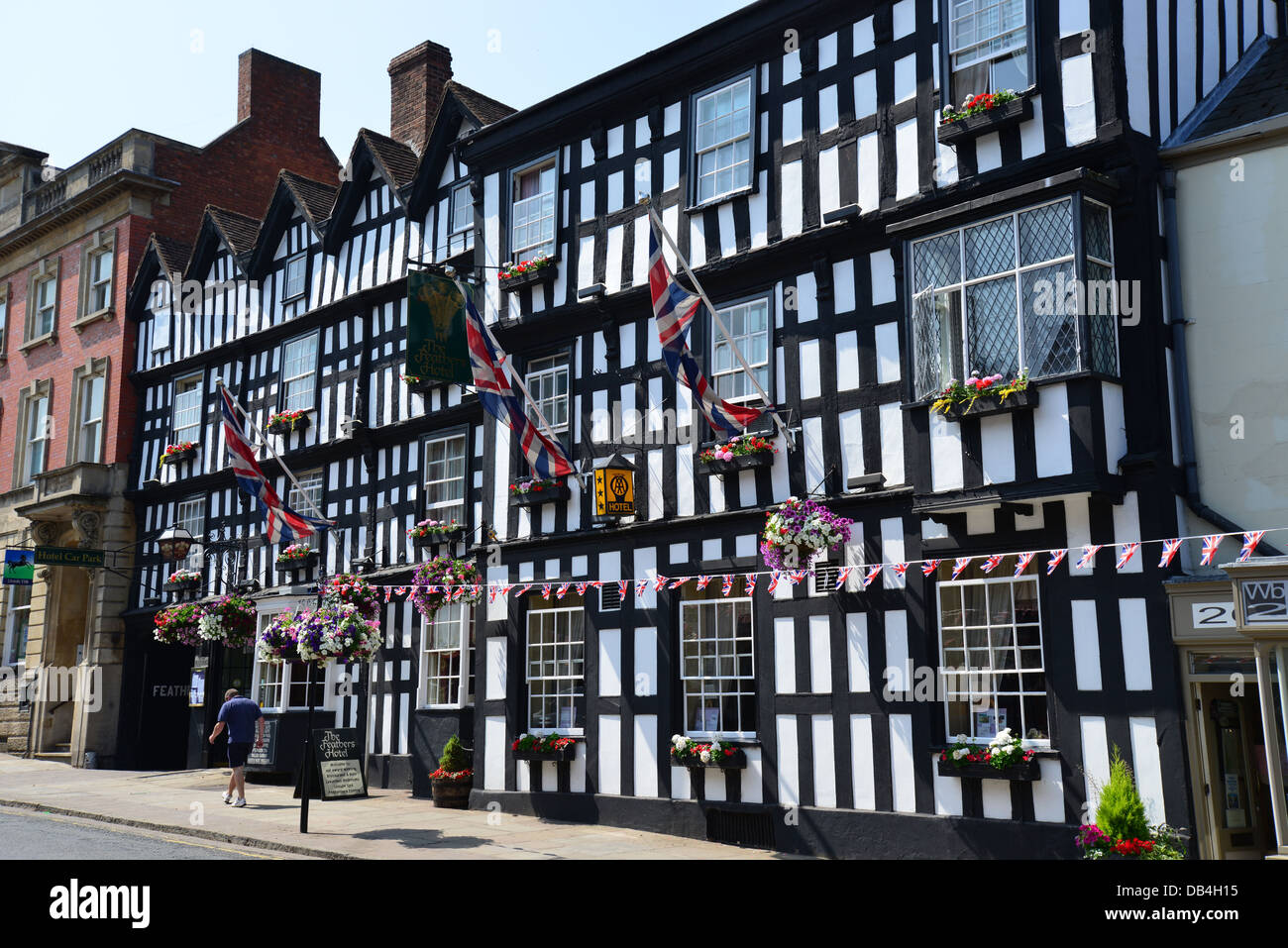16th century The Feathers Hotel, High Street, Ledbury, Herefordshire ...