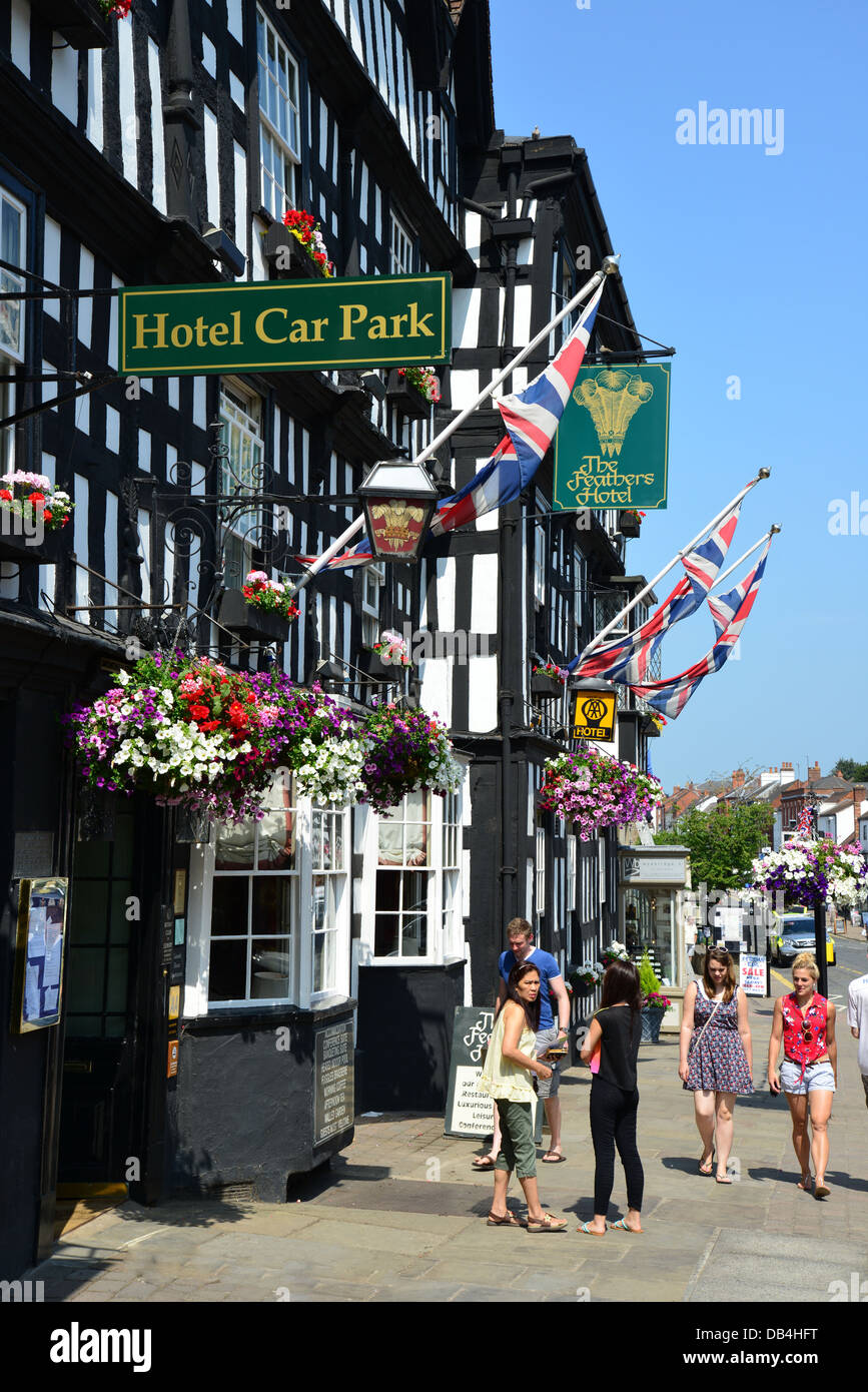16th century The Feathers Hotel, High Street, Ledbury, Herefordshire ...