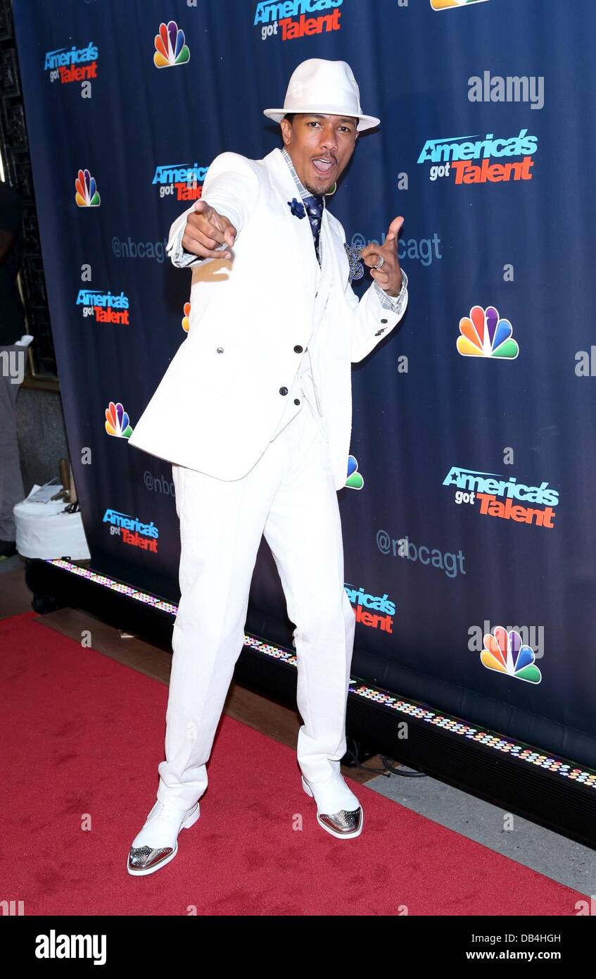 New York, NY. 23rd July, 2013. Nick Cannon on location for AMERICA'S ...