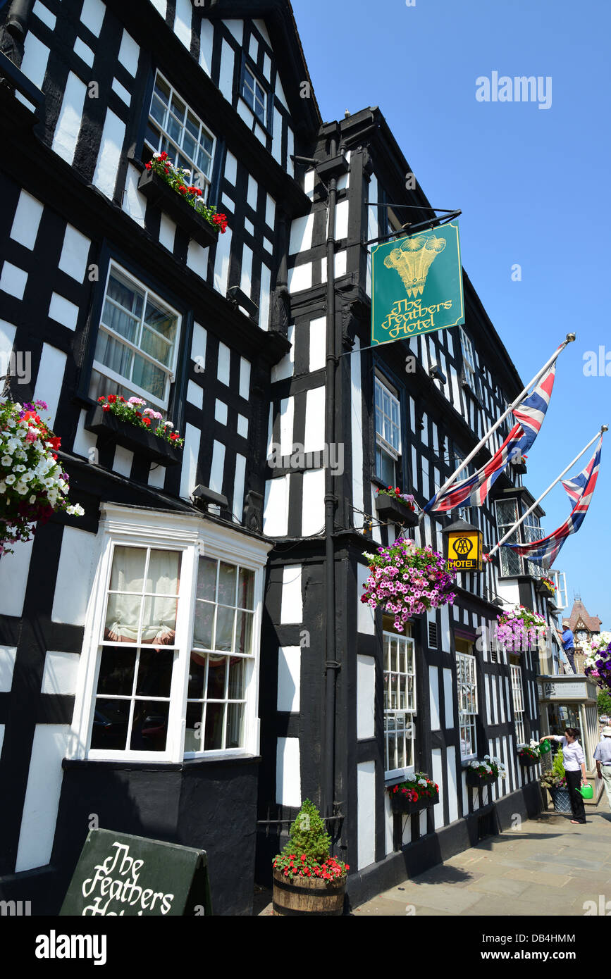 16th century The Feathers Hotel, High Street, Ledbury, Herefordshire ...