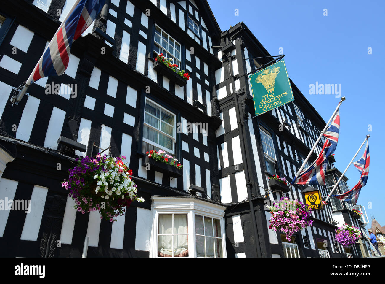 16th century The Feathers Hotel, High Street, Ledbury, Herefordshire ...