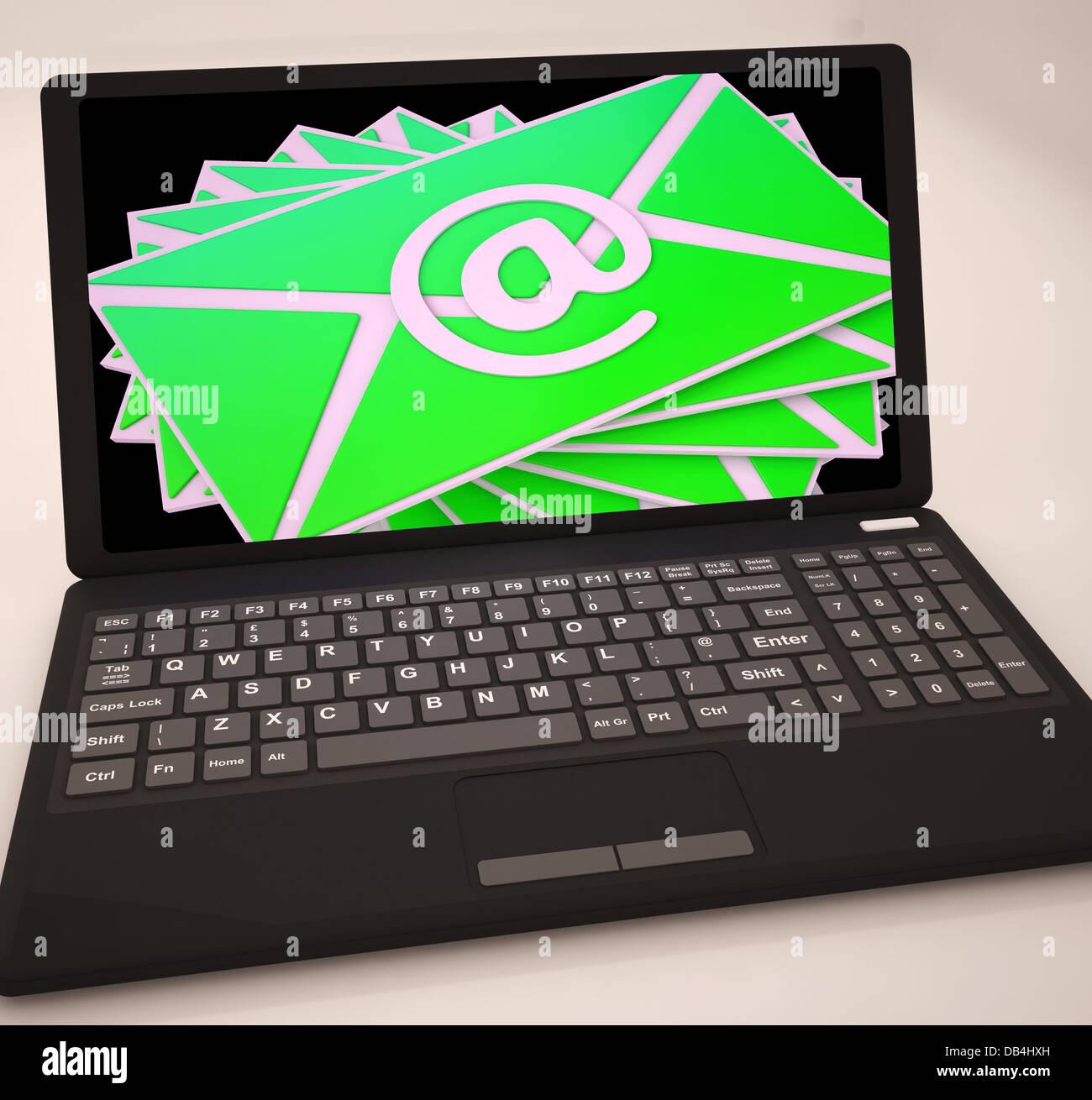 Laptop email inbox hi-res stock photography and images - Alamy