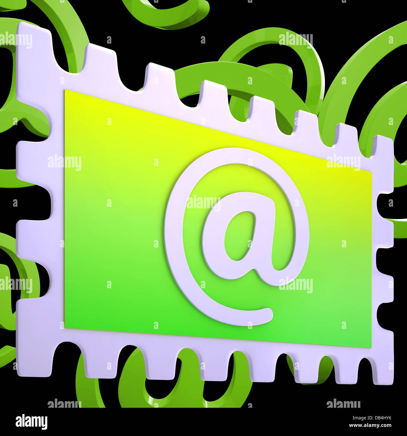 Correspondence via computer hi-res stock photography and images - Alamy
