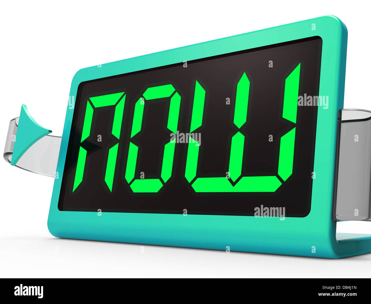 Now Clock Shows Quick Urgency For Action Stock Photo - Alamy