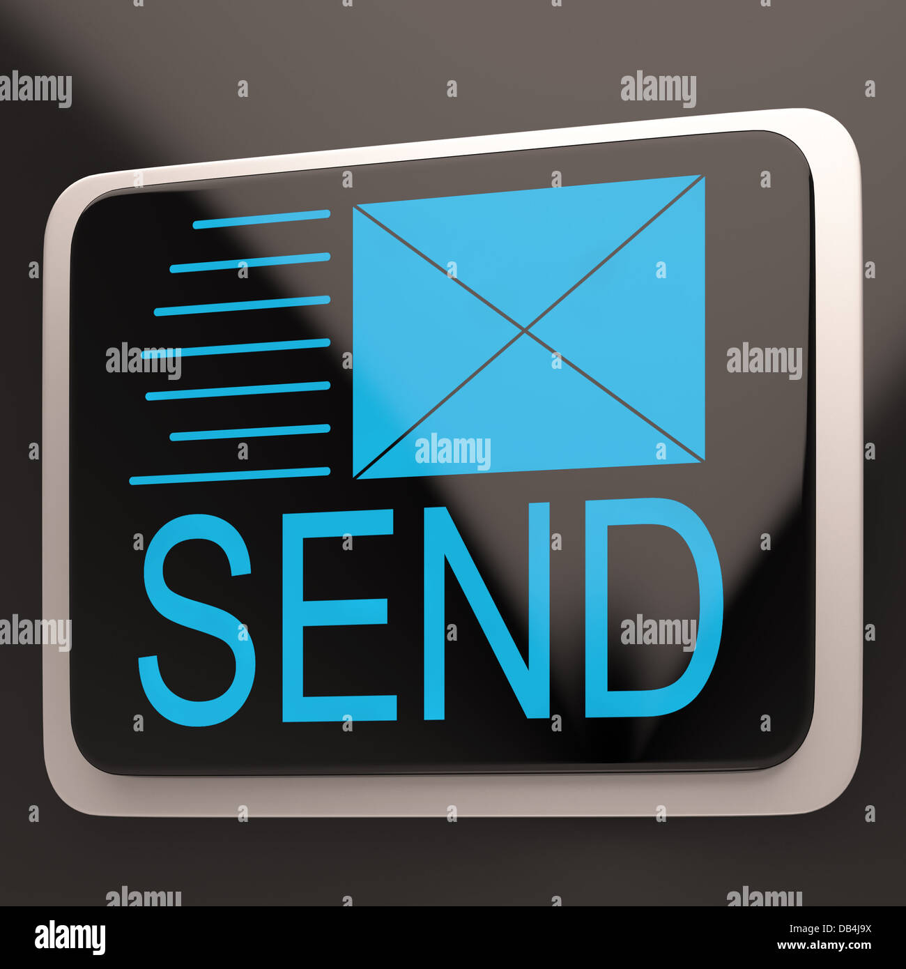 Send Envelope Shows Email Message Inbox Online Stock Photo - Alamy