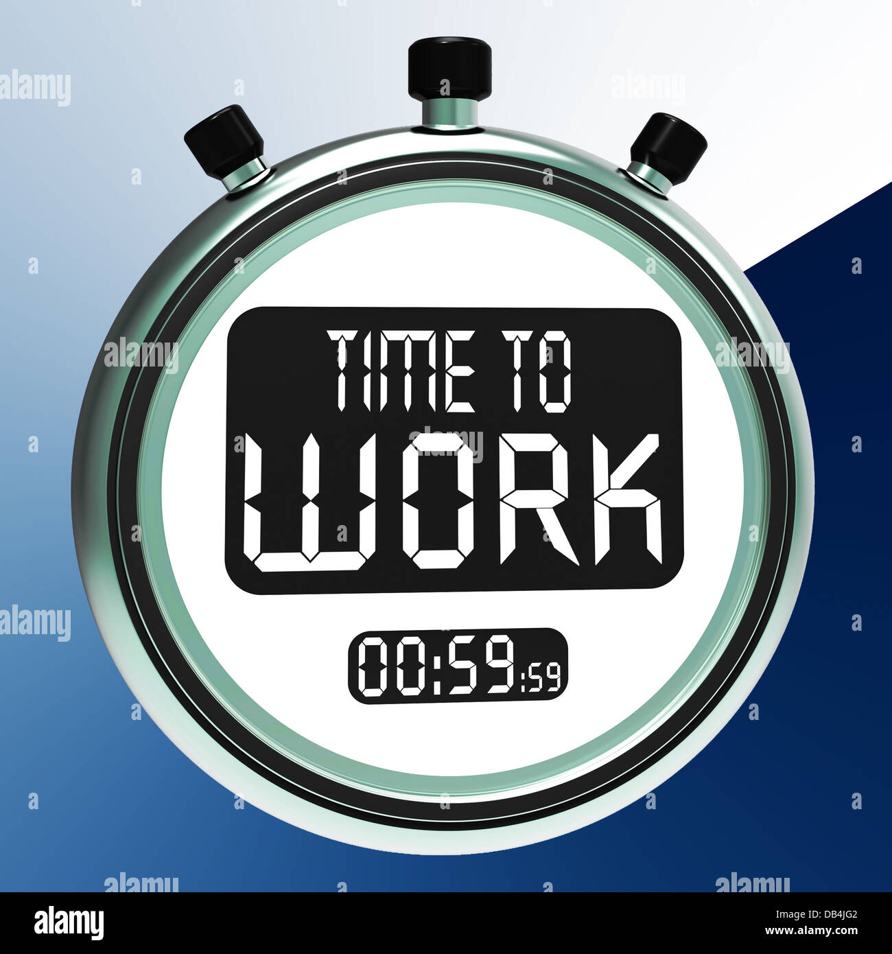 Time to start work hi-res stock photography and images - Alamy