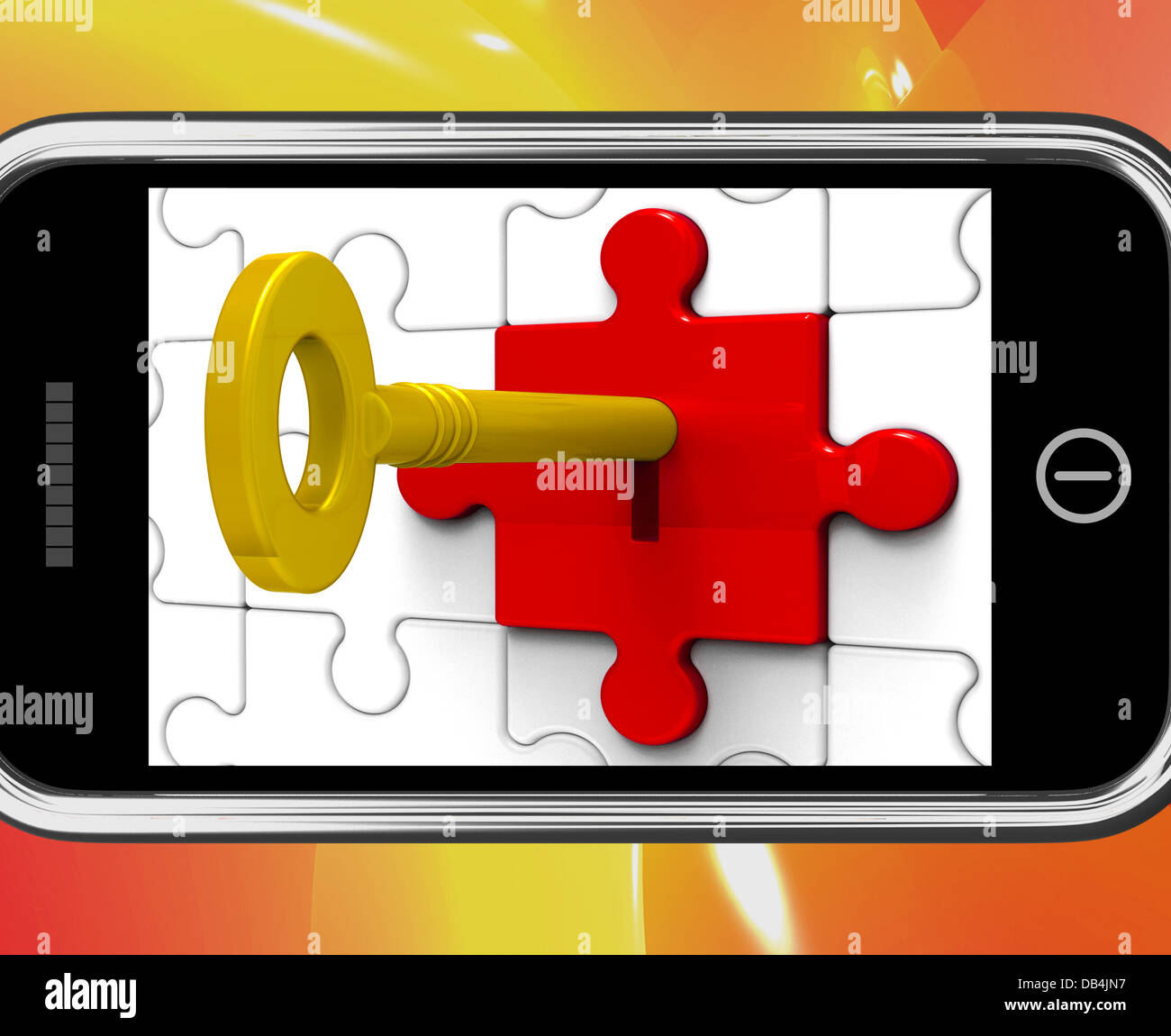 Mobile security smartphone key hi-res stock photography and images - Alamy