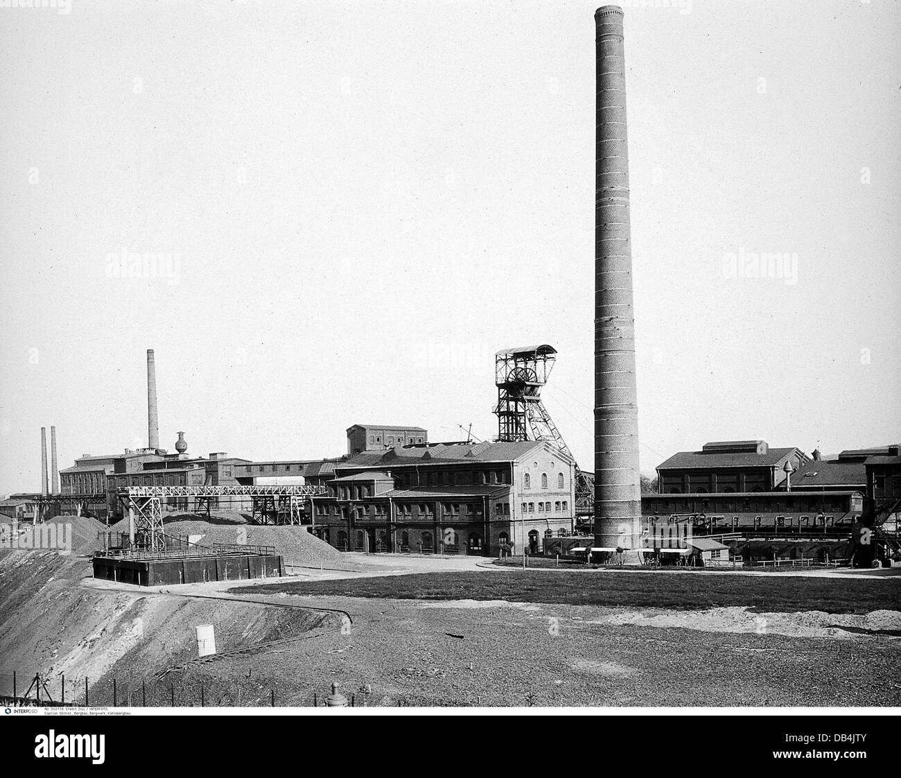 mining, mine, coal mining, coal mine near Essen, Germany, 1928 ...
