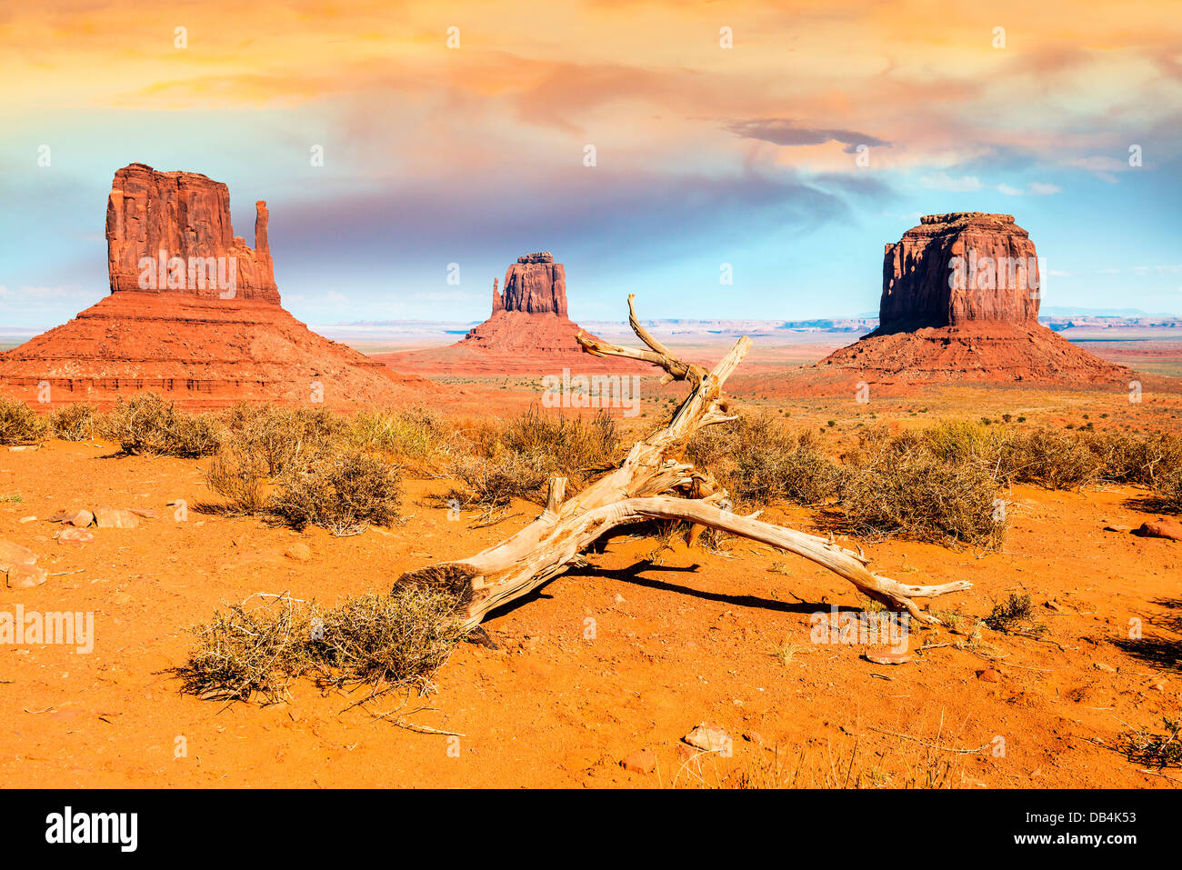 The unique landscape of Monument Valley, Utah, USA Stock Photo - Alamy