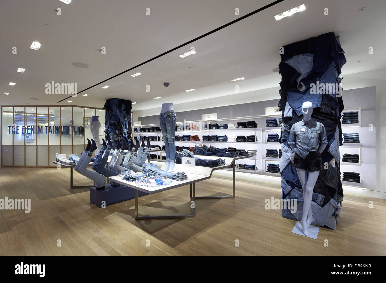 Denim Studio, London, United Kingdom. Architect: HMKM, 2013. Looking ...