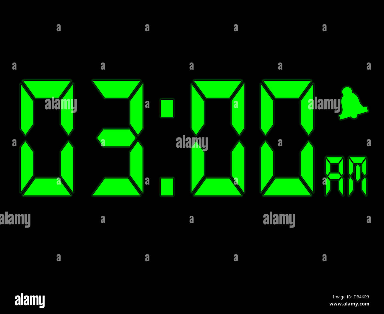 Early Morning Alarm Call At Three AM Stock Photo - Alamy