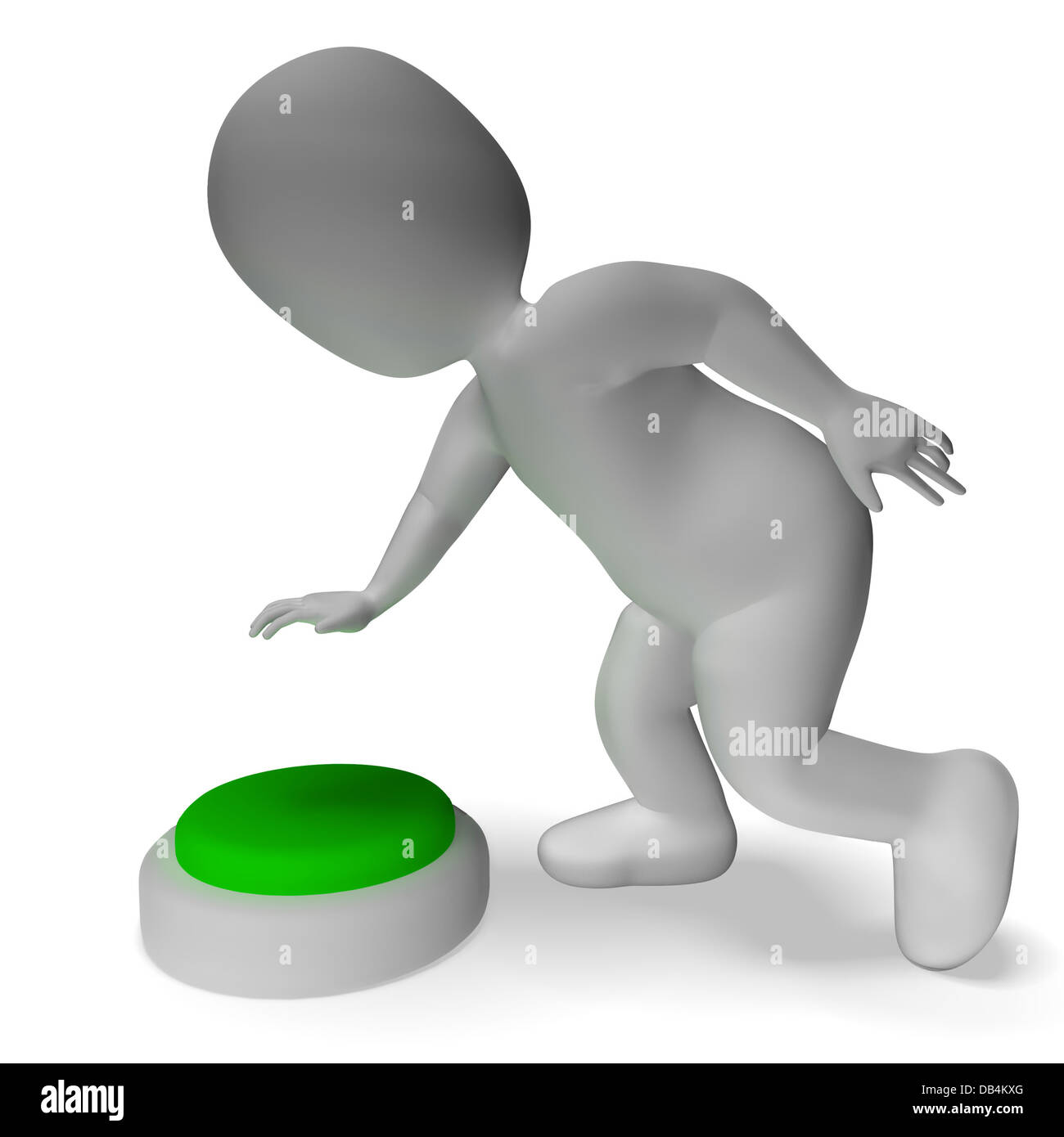 Man pushed Cut Out Stock Images & Pictures - Alamy