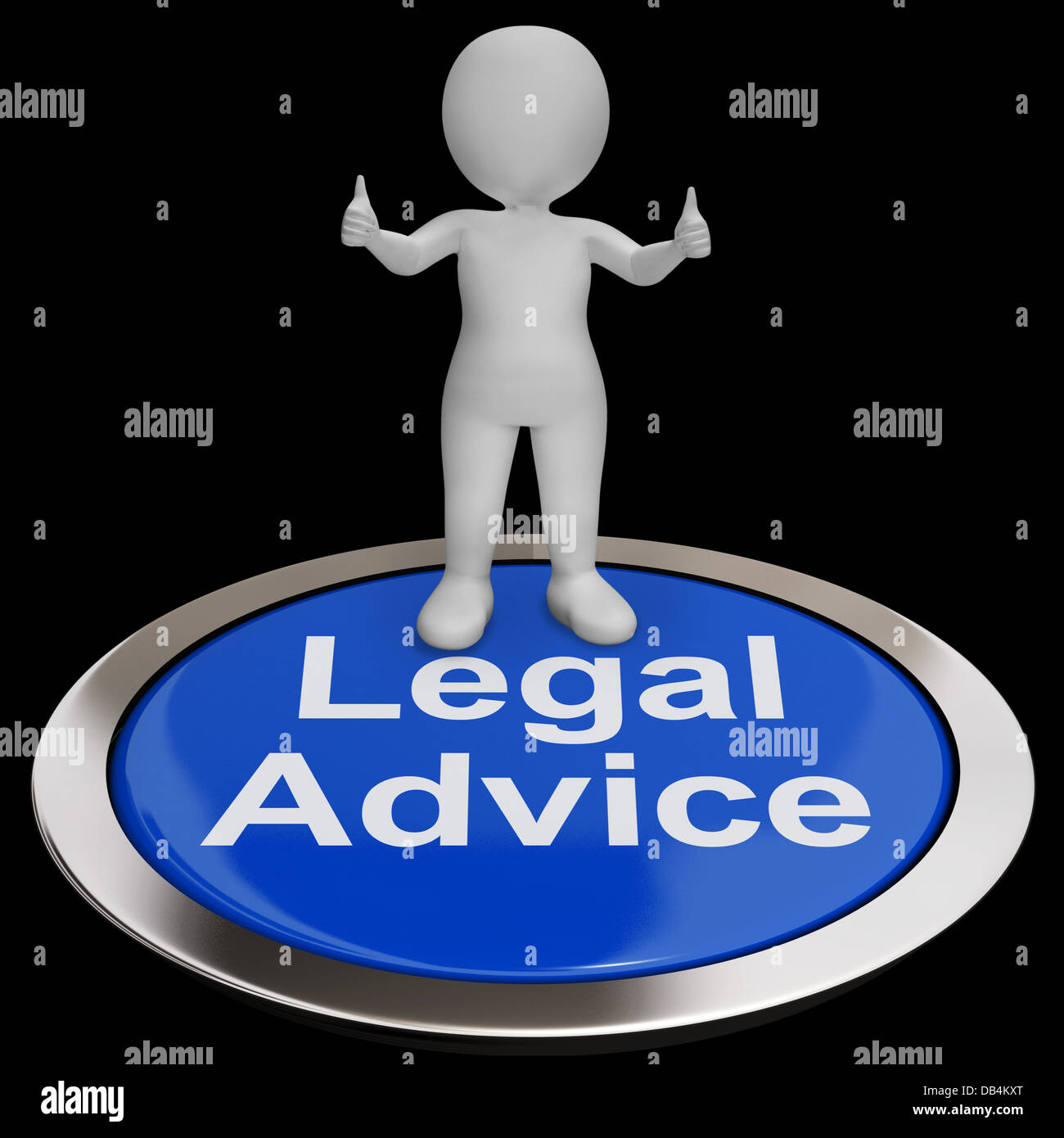 Legal Advice Button Shows Attorney Expert Guidance Stock Photo - Alamy