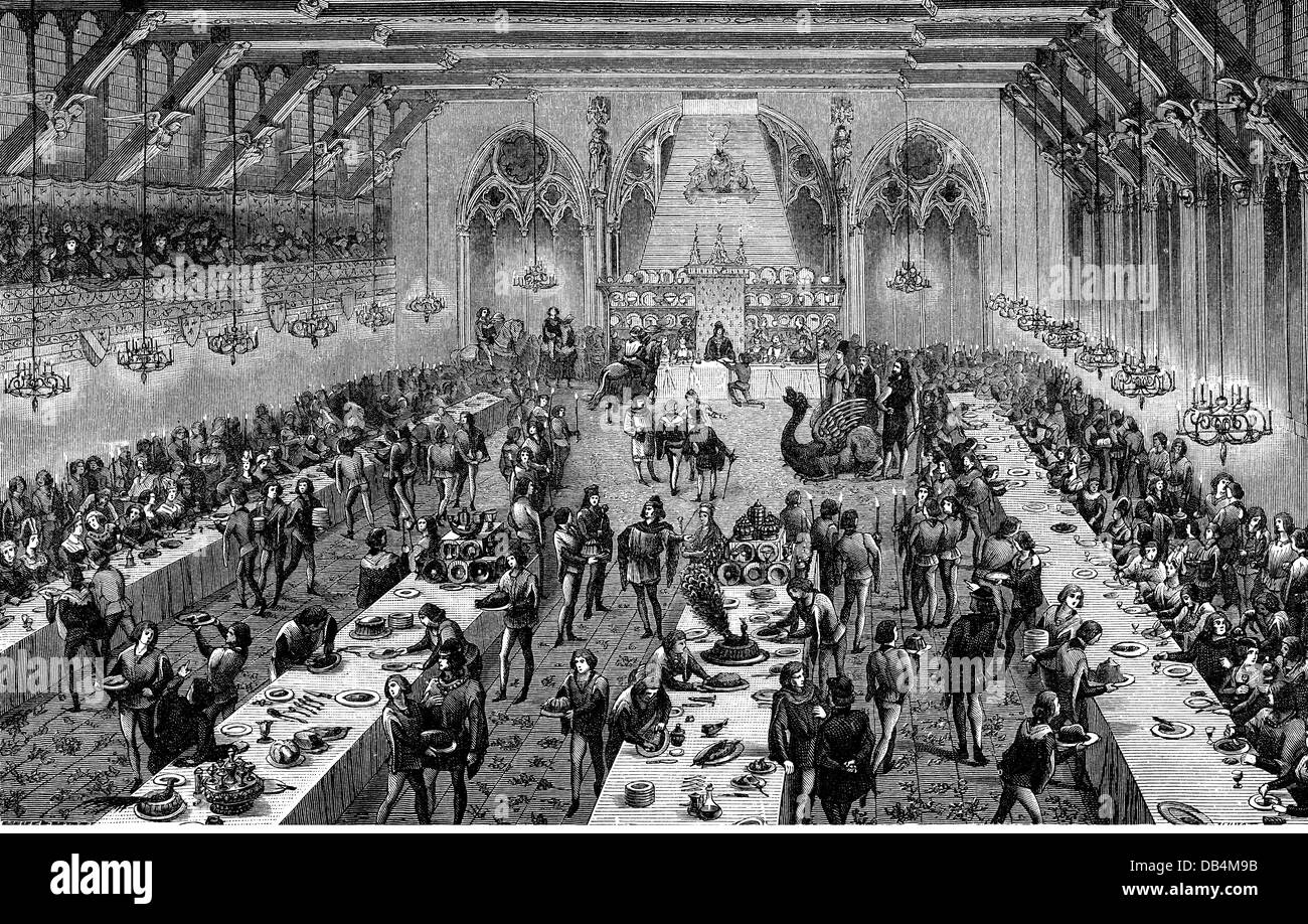 Medieval court room Black and White Stock Photos & Images - Alamy