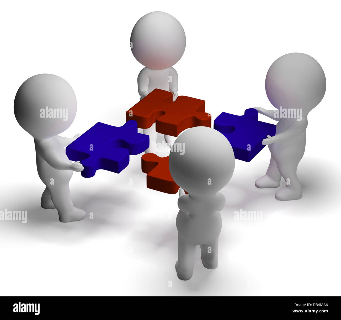 Teamwork solution hi-res stock photography and images - Alamy