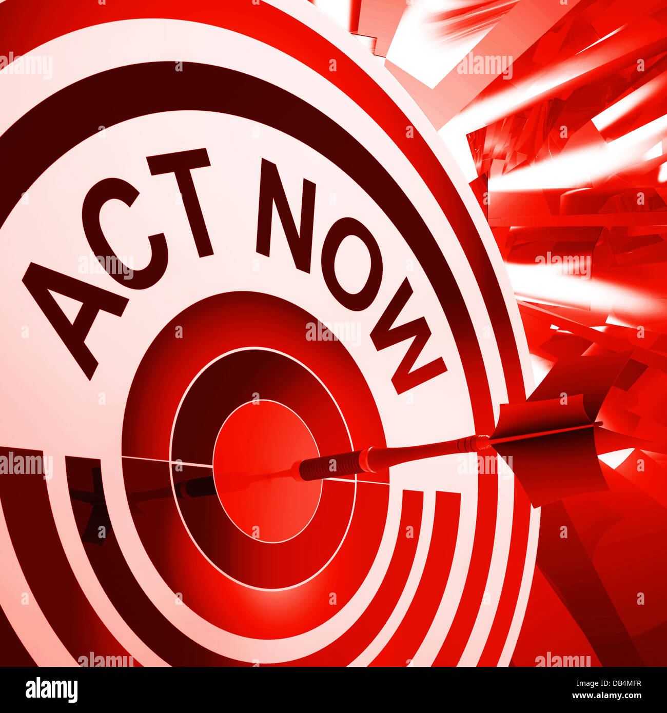 Act Now Means To Take Quick Action Stock Photo - Alamy