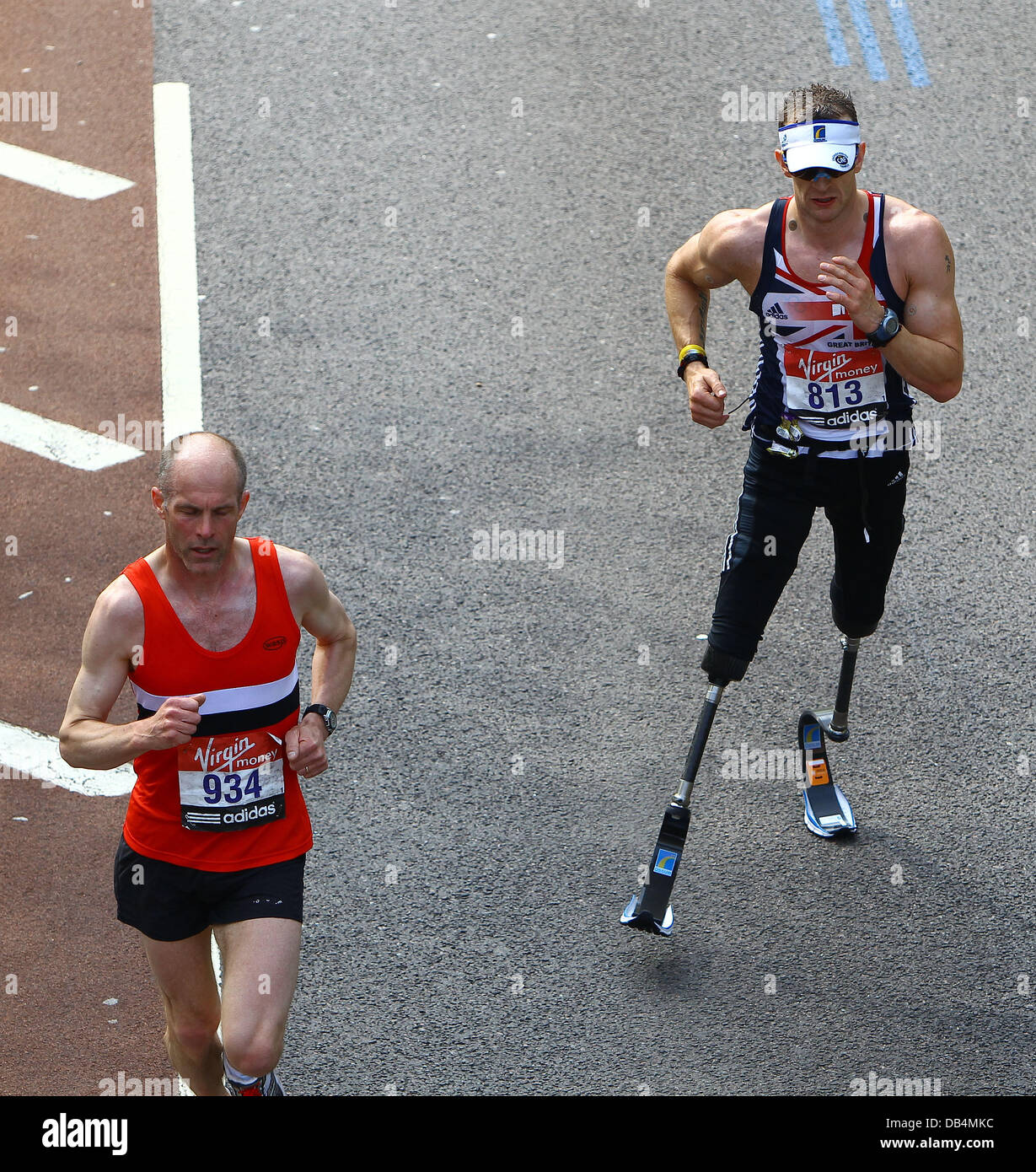 Richard whitehead marathon hi-res stock photography and images - Alamy
