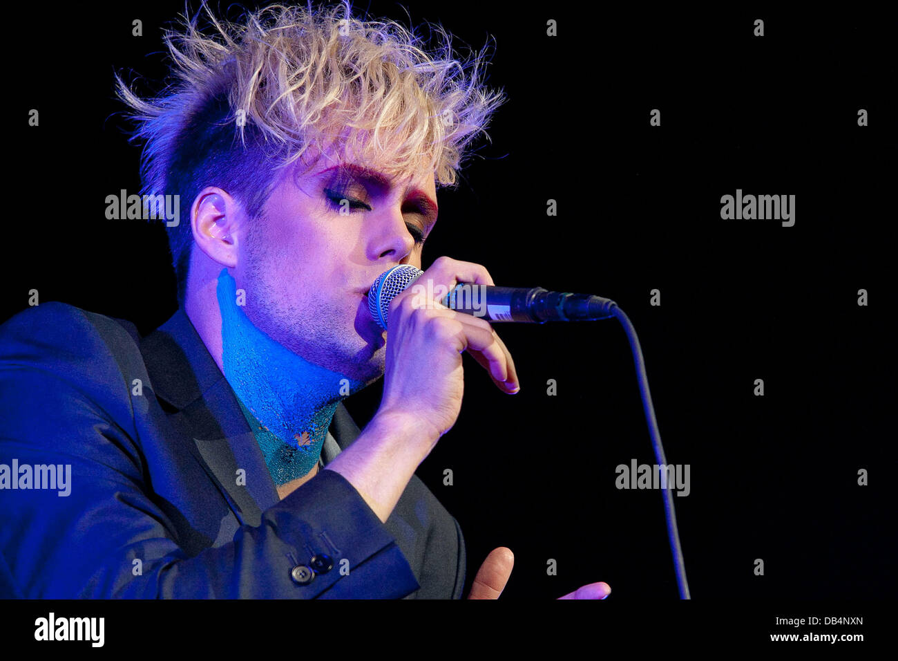 Justin Tranter of Semi Precious Weapons performing the 'Monster Ball ...