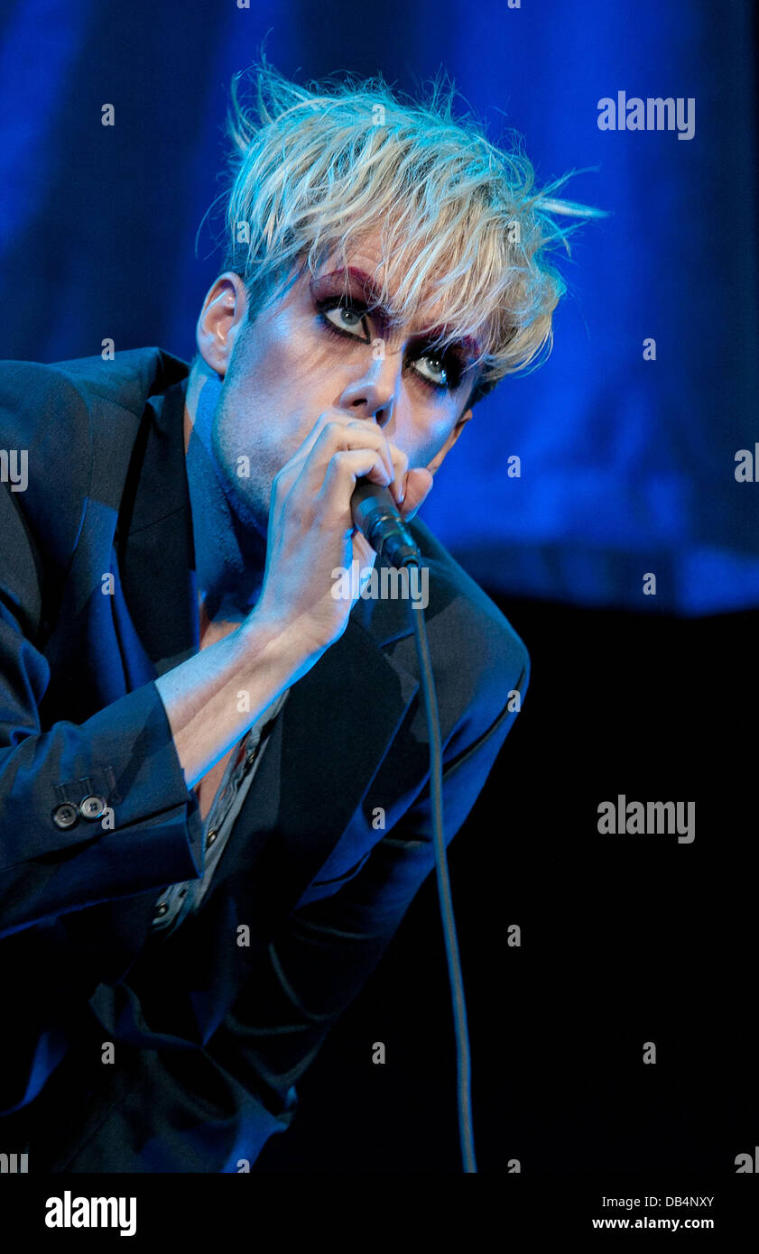 Justin Tranter of Semi Precious Weapons performing the 'Monster Ball ...