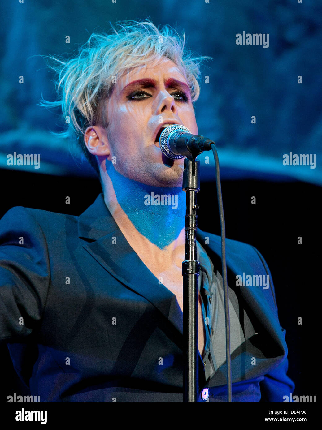 Justin Tranter of Semi Precious Weapons performing the 'Monster Ball ...