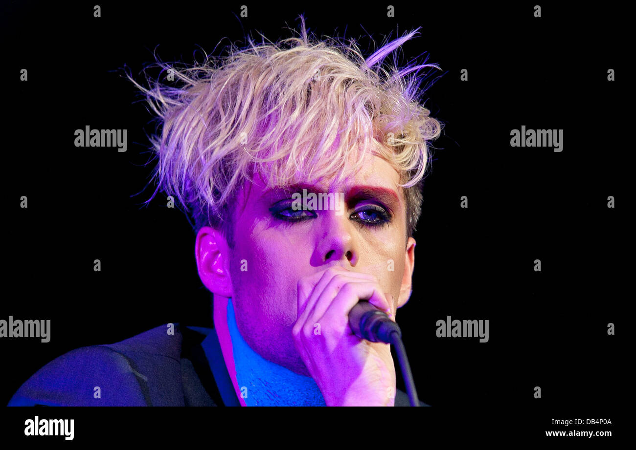 Justin Tranter of Semi Precious Weapons performing the 'Monster Ball ...