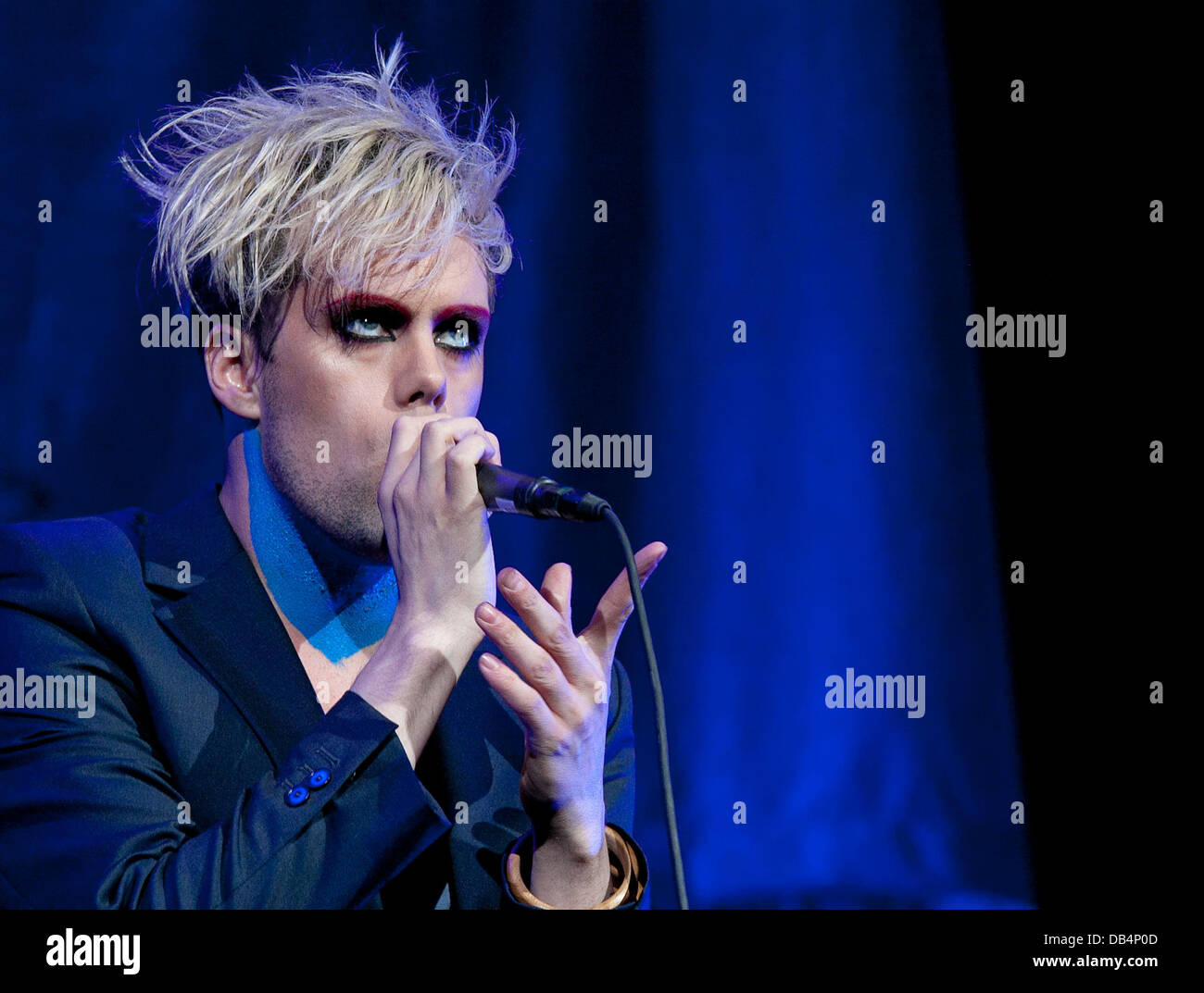 Justin Tranter of Semi Precious Weapons performing the 'Monster Ball ...
