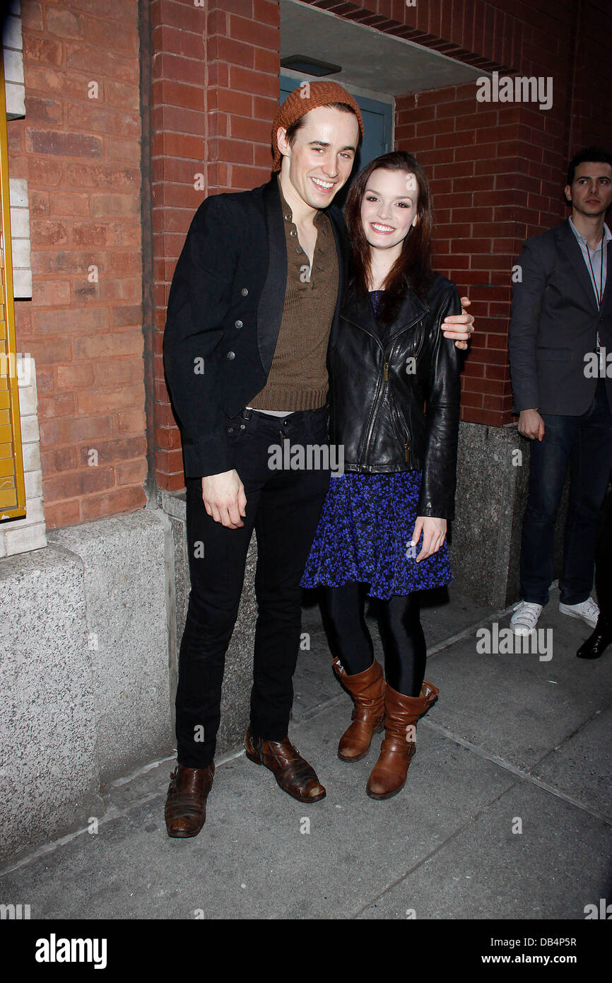 Reeve Carney and Jennifer Damiano The Broadway musical 'Spider-Man ...
