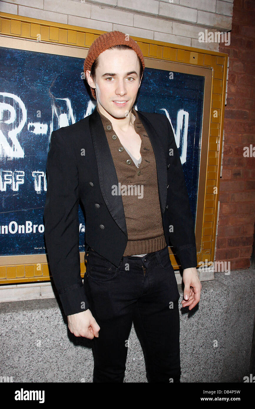 Reeve Carney The Broadway musical 'Spider-Man: Turn Off The Dark' final ...
