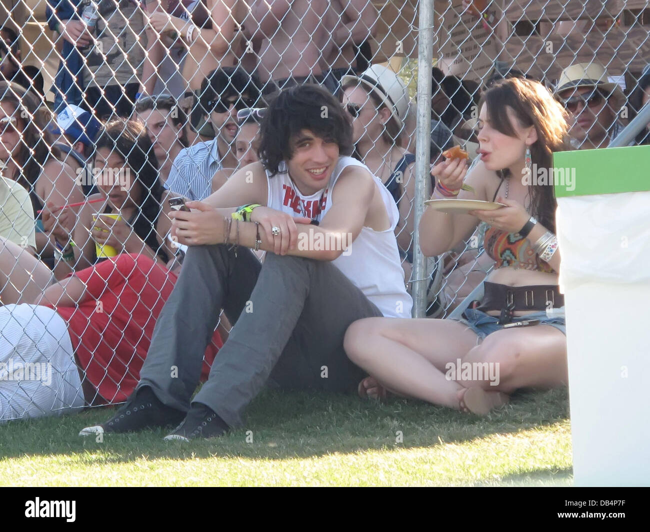 Nick Simmons Celebrities at the 2011 Coachella Valley Music and Arts ...