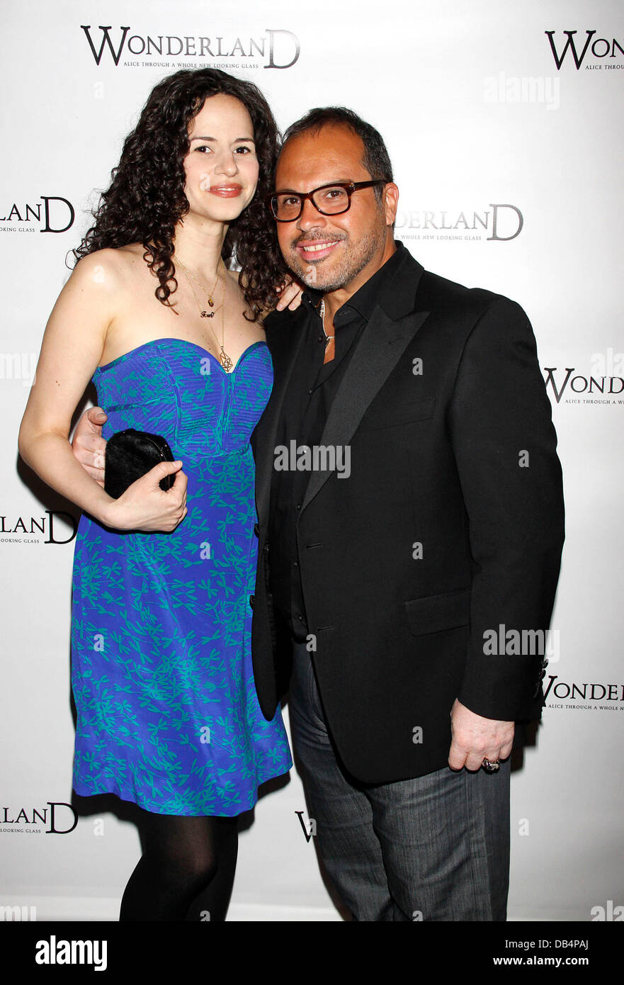 Mandy Gonzalez and Eliseo Roman Opening night of the Broadway musical ...