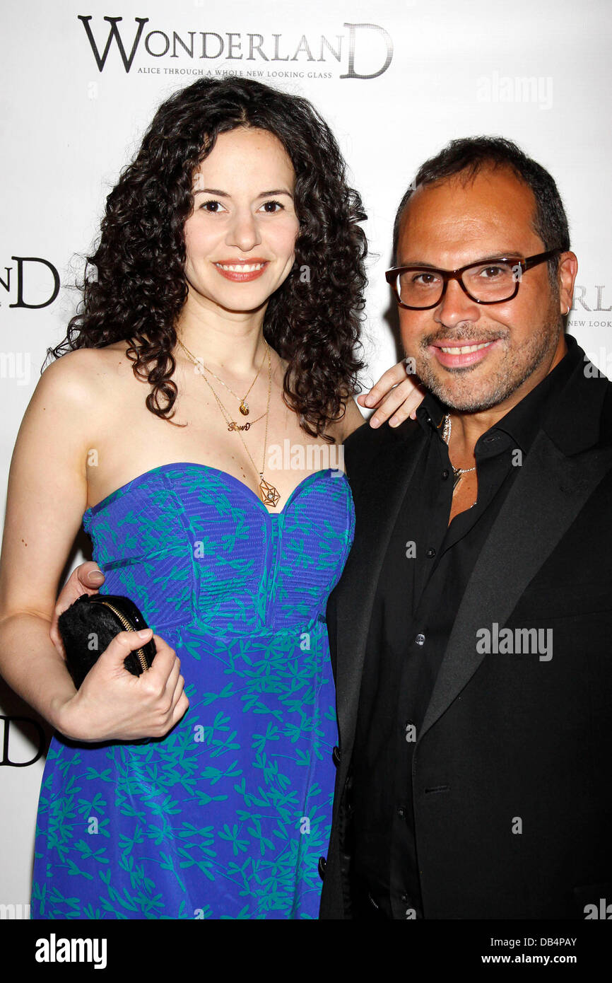 Mandy Gonzalez and Eliseo Roman Opening night of the Broadway musical ...