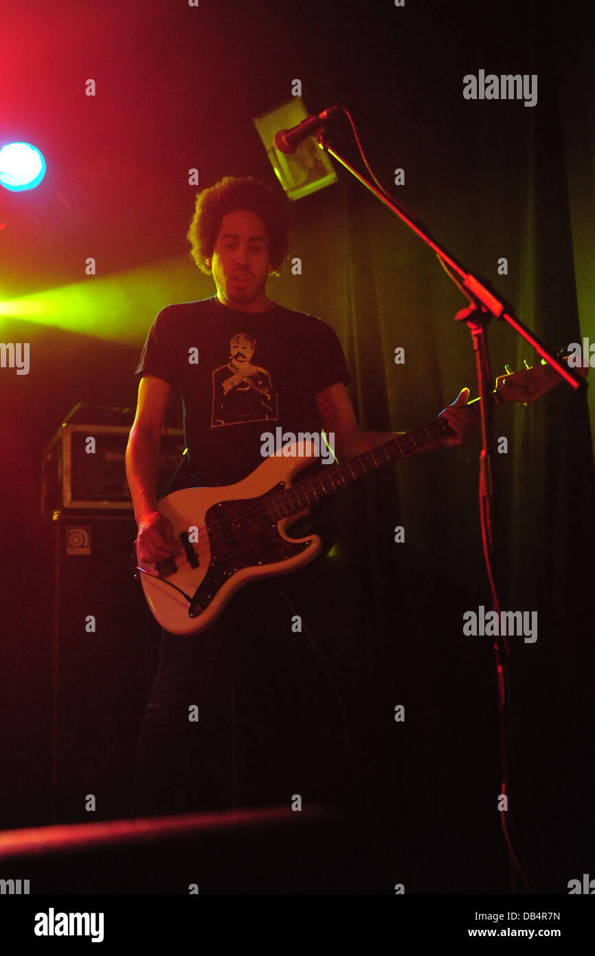 Autry Fulbright II of Trail of Dead performing on stage at the O2 ...