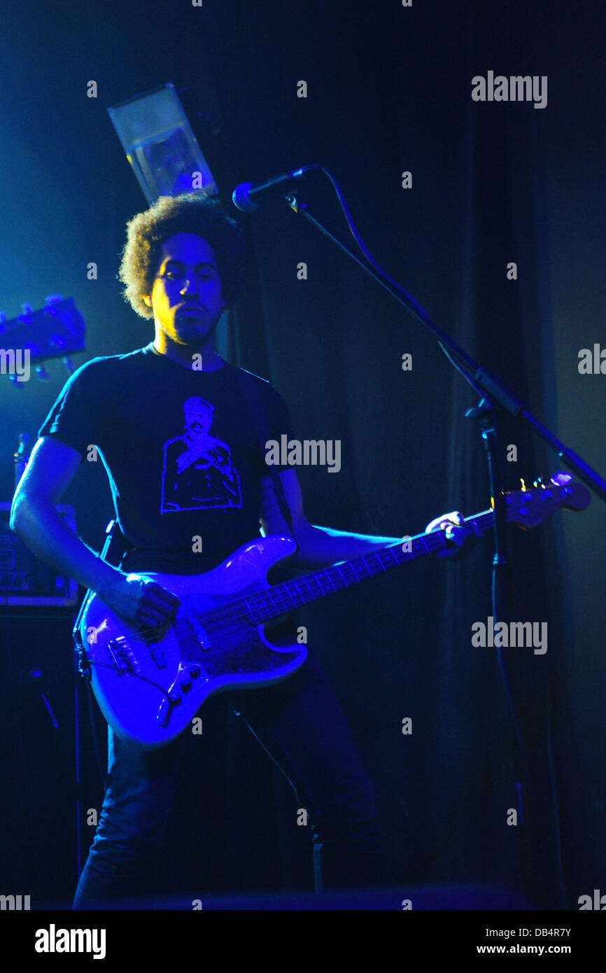 Autry Fulbright II of Trail of Dead performing on stage at the O2 ...