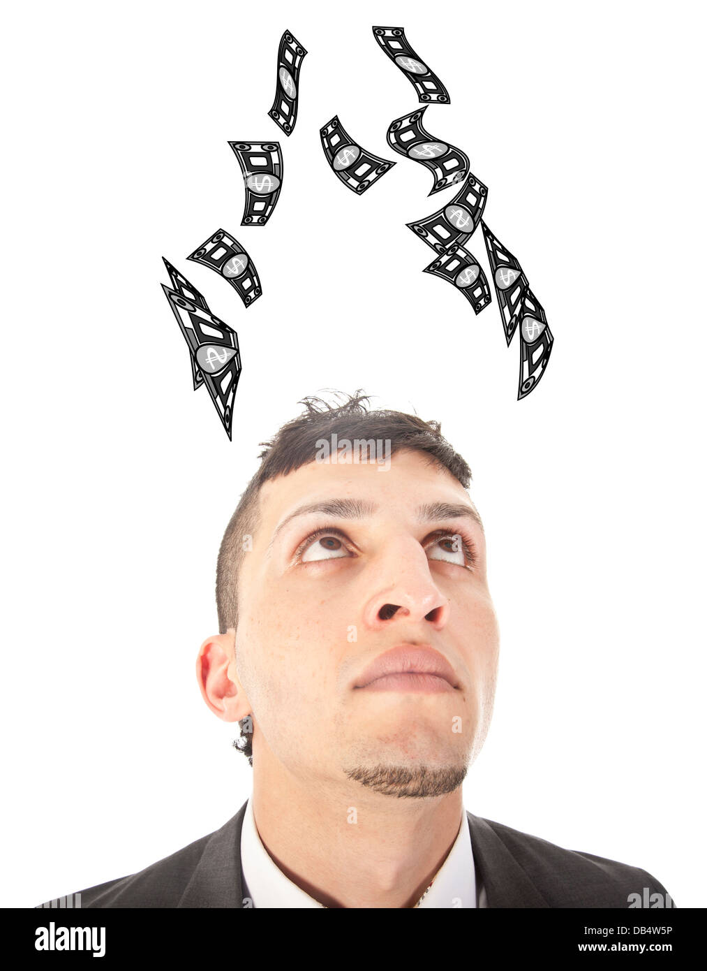 Money falling hi-res stock photography and images - Alamy