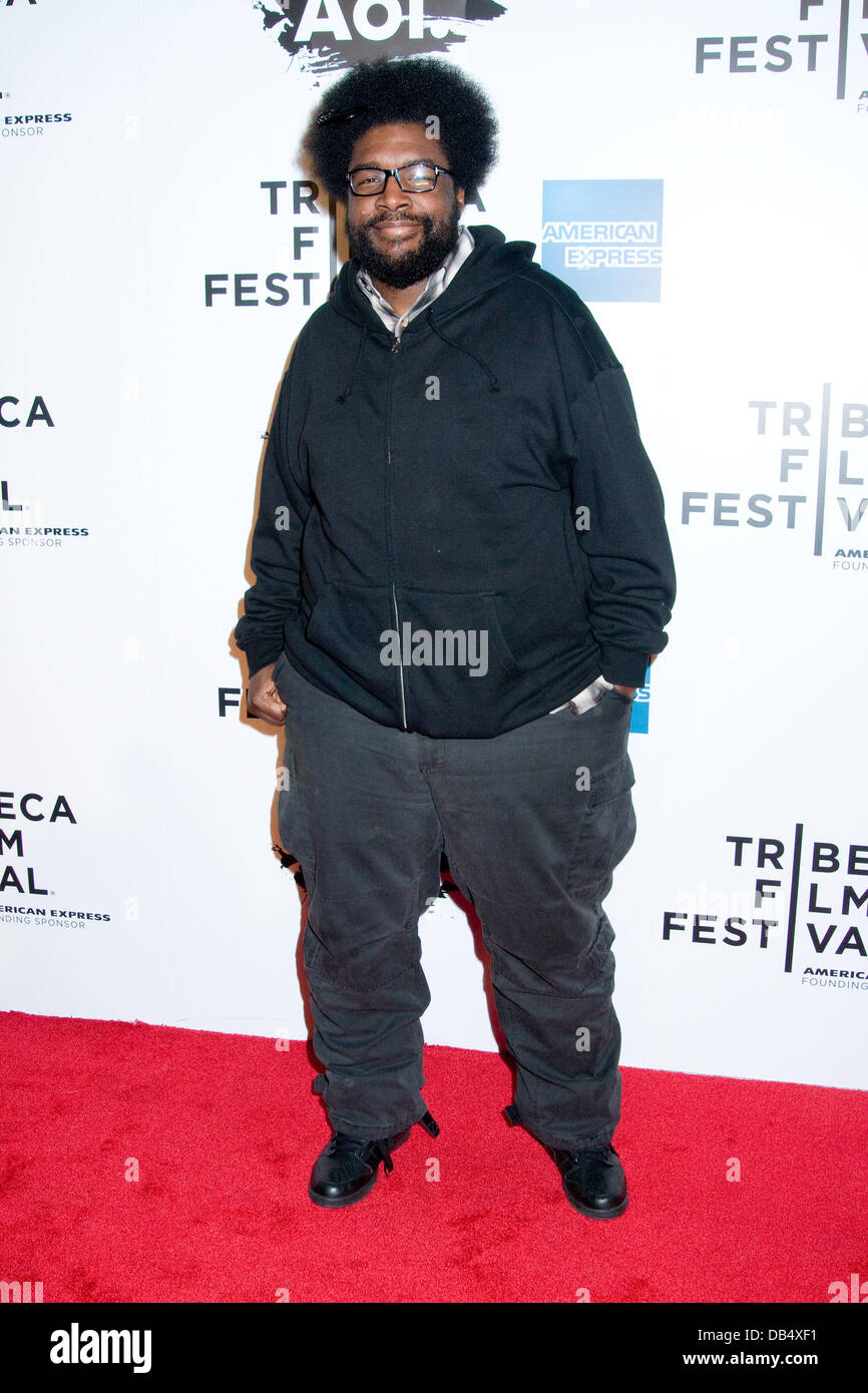 Questlove aka ?Uestlove of the Roots 2011 Tribeca Film Festival opening ...