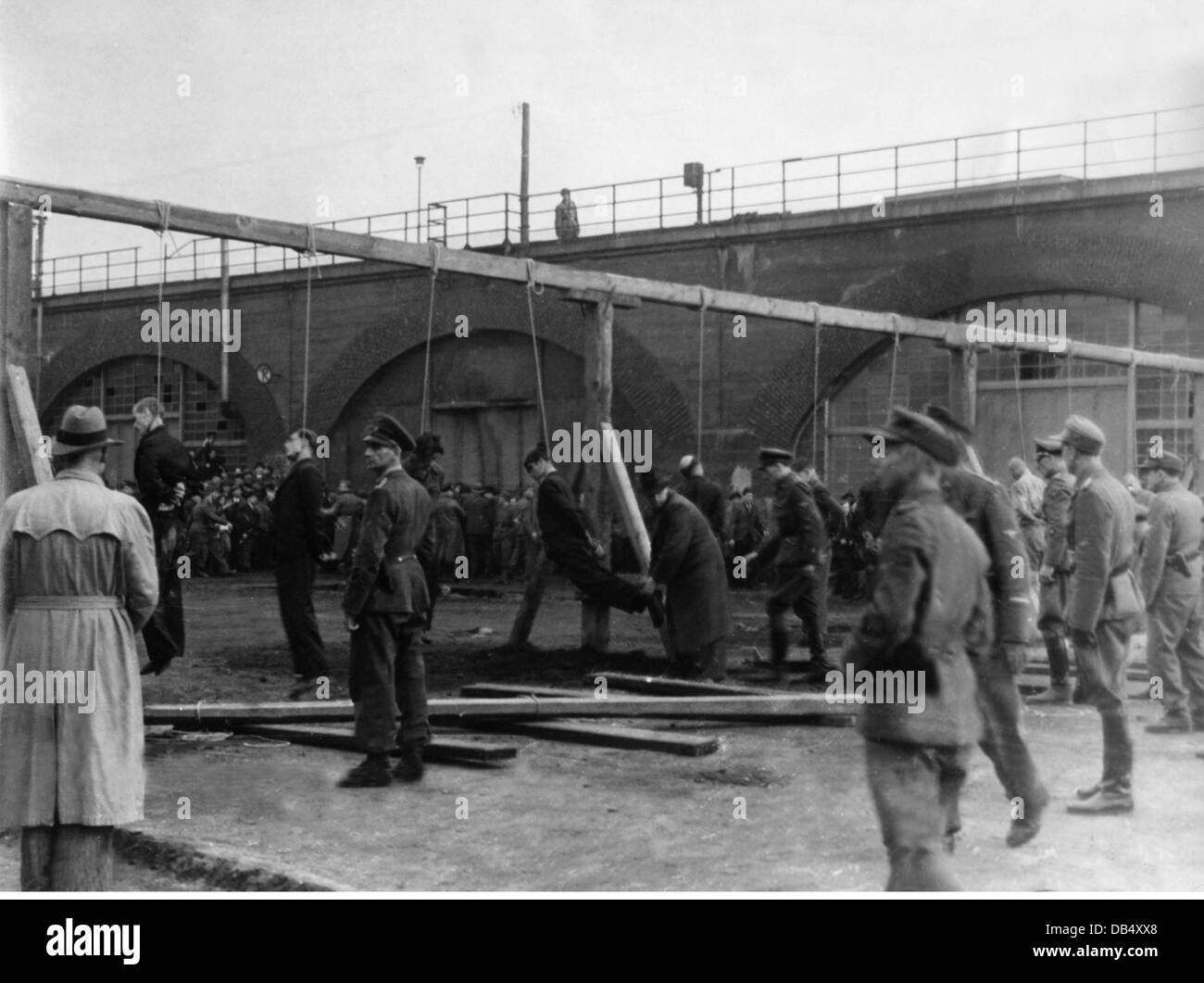 Nazism / National Socialism, crimes, execution by 11 escaped Russian ...