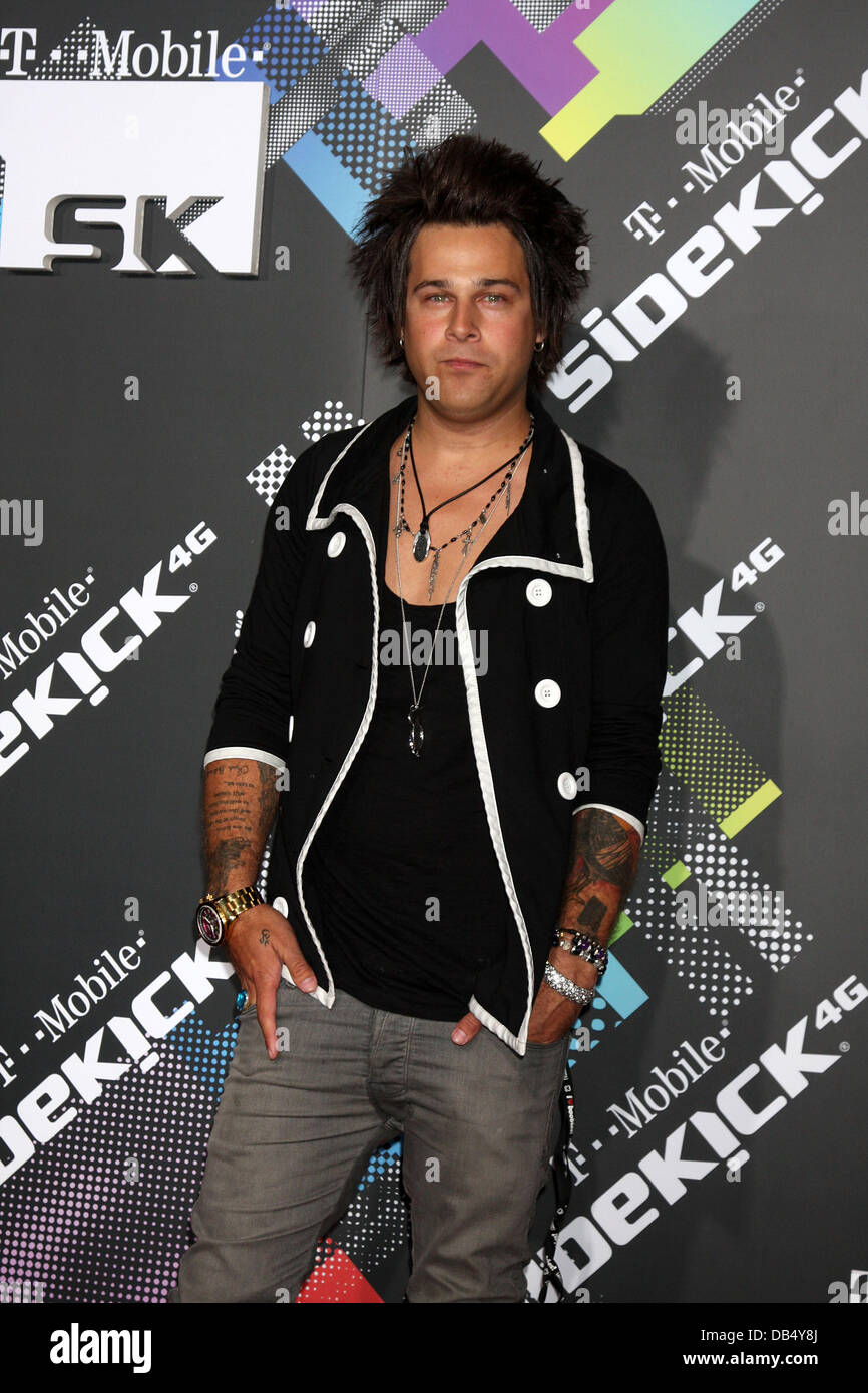 Ryan Cabrera T-Mobile Launch Party of the new Sidekick 4G held at ...