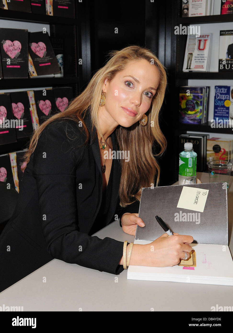 Actress Elizabeth Berkley signs copies of 'Ask Elizabeth' at Books and ...