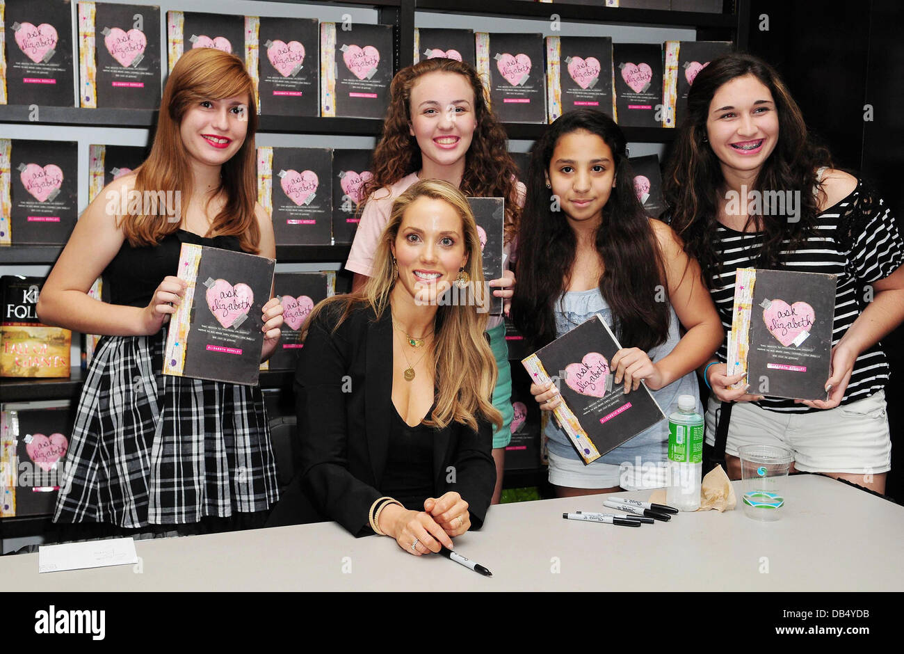 Actress Elizabeth Berkley signs copies of 'Ask Elizabeth' at Books and ...