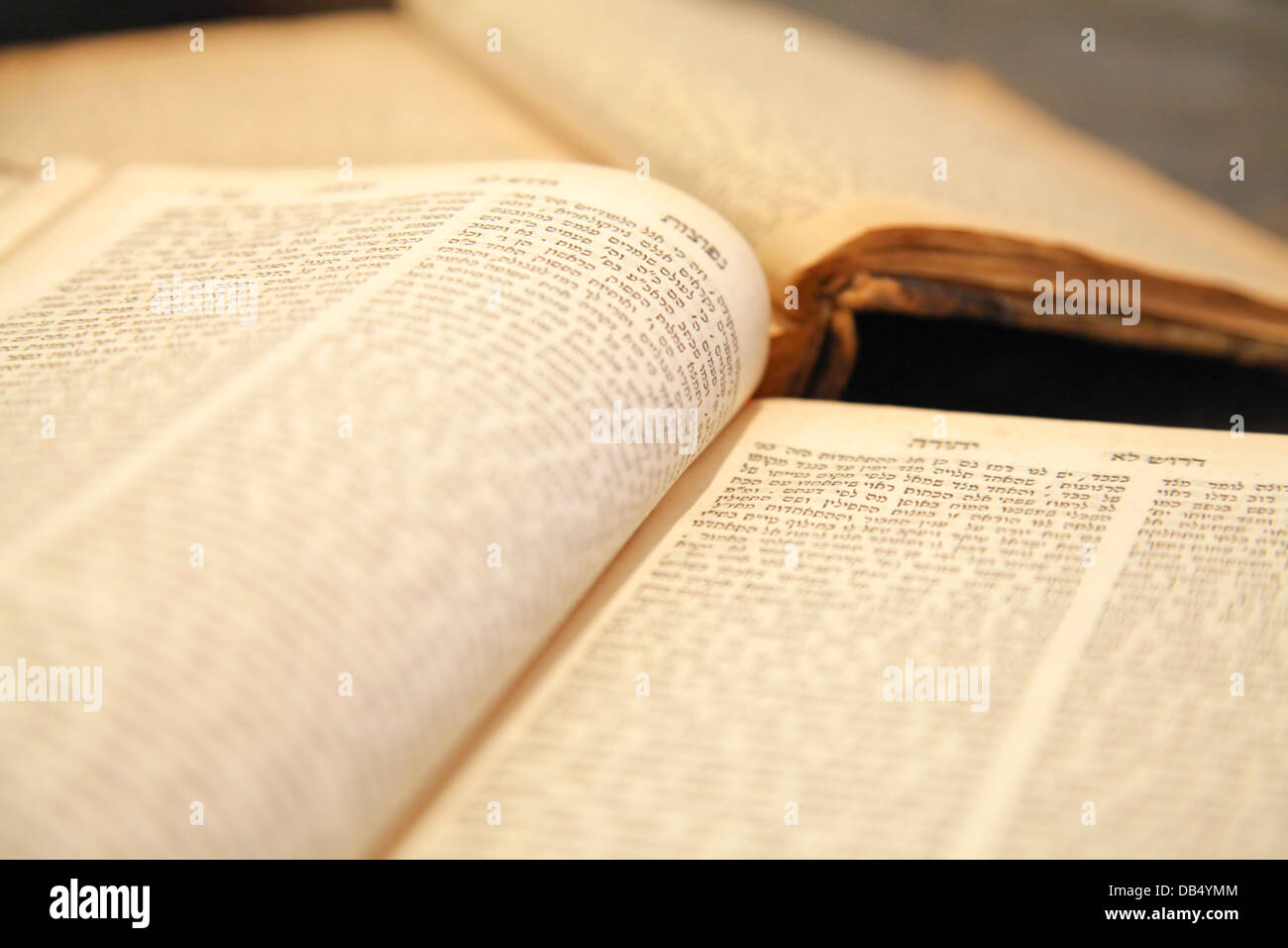 Ancient Tehilim (Psalms) book, at the Babylonian Jewry heritage center ...