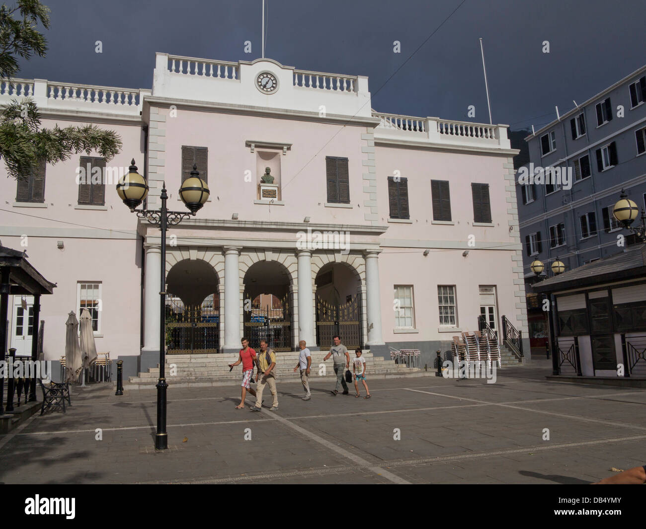 The Parliament Building in Gibraltar Stock Photo - Alamy
