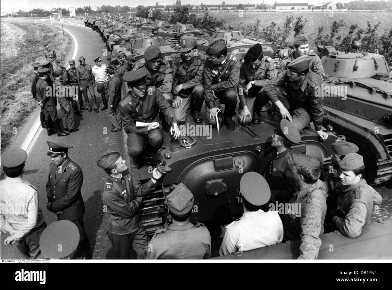 military, East Germany, National People's Army, Land Forces, exercise ...
