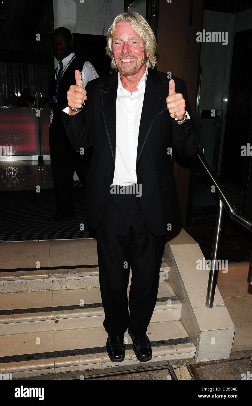 Richard Branson at the engagement party of Holly Branson to Fred ...