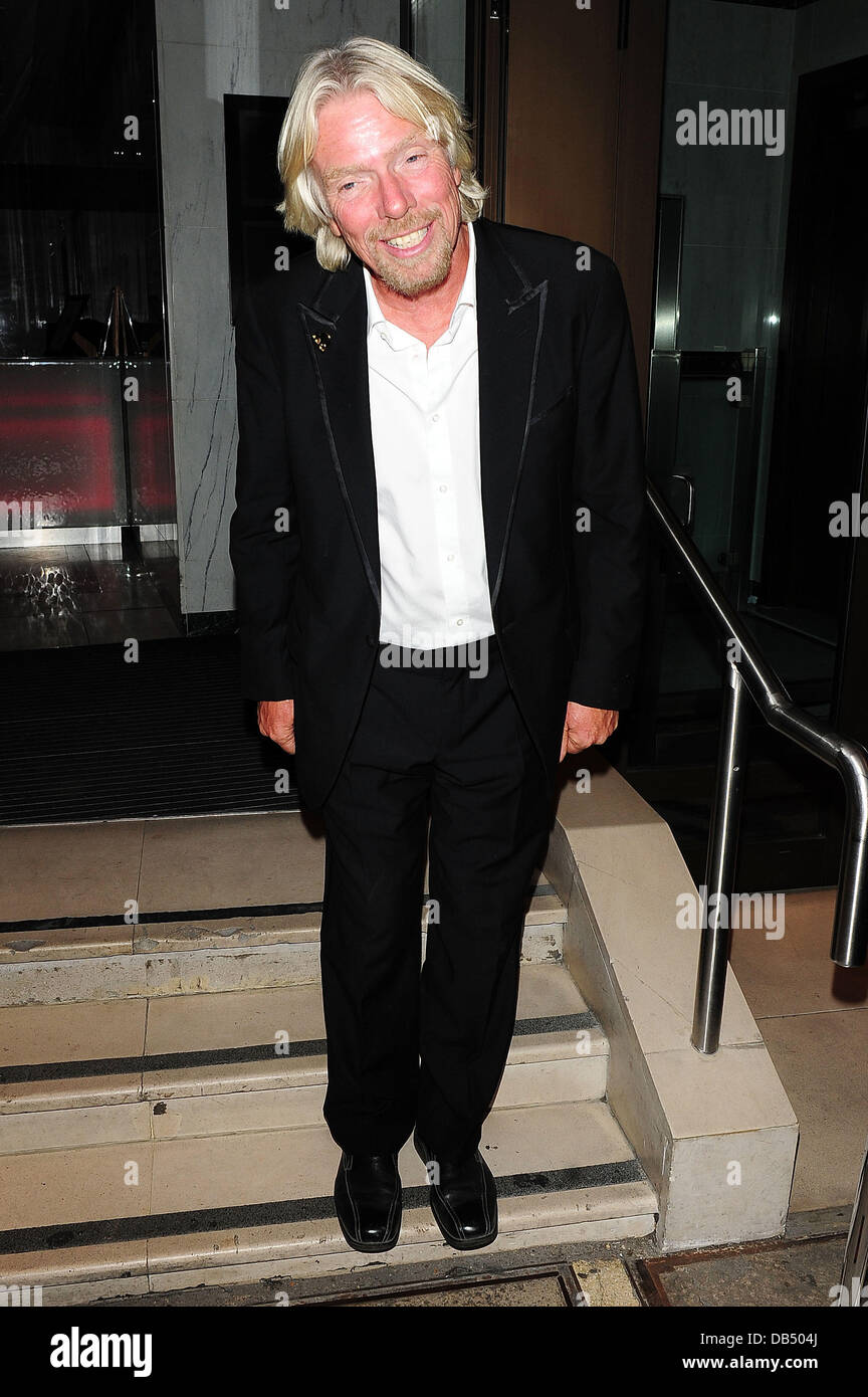 Richard Branson at the engagement party of Holly Branson to Fred ...