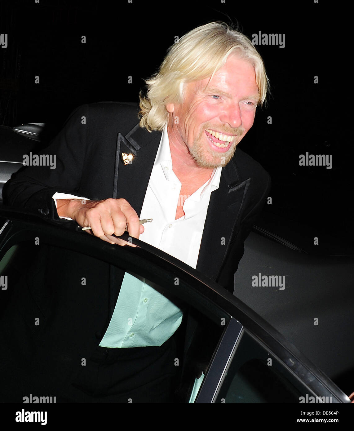 Richard Branson at the engagement party of Holly Branson to Fred ...